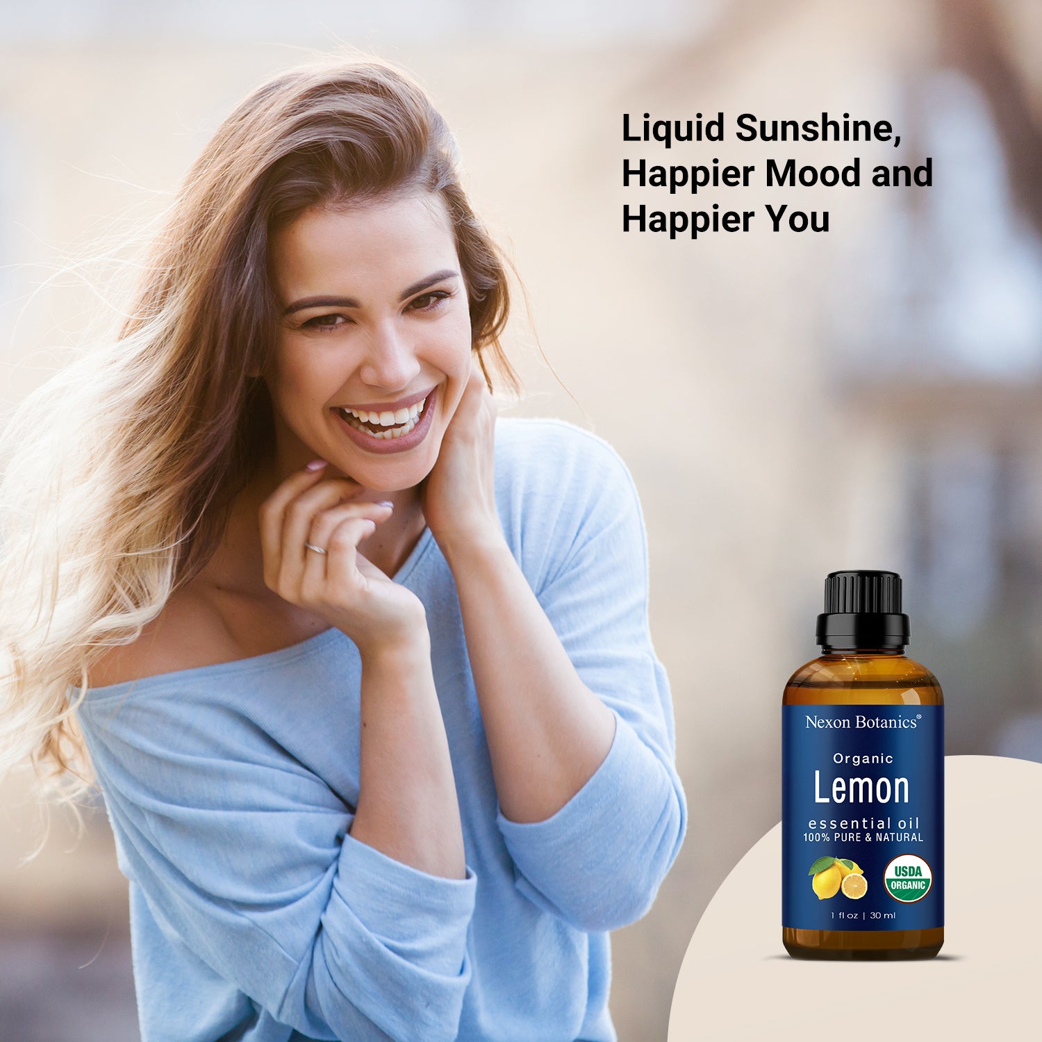 USDA Certified Organic Lemon Essential Oil | Nexon Botanics